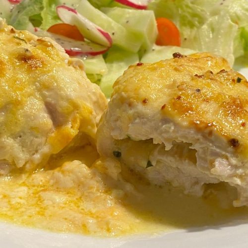 Easy Low Carb Cheesy Stuffed Chicken Recipe - The Naked Diabetic