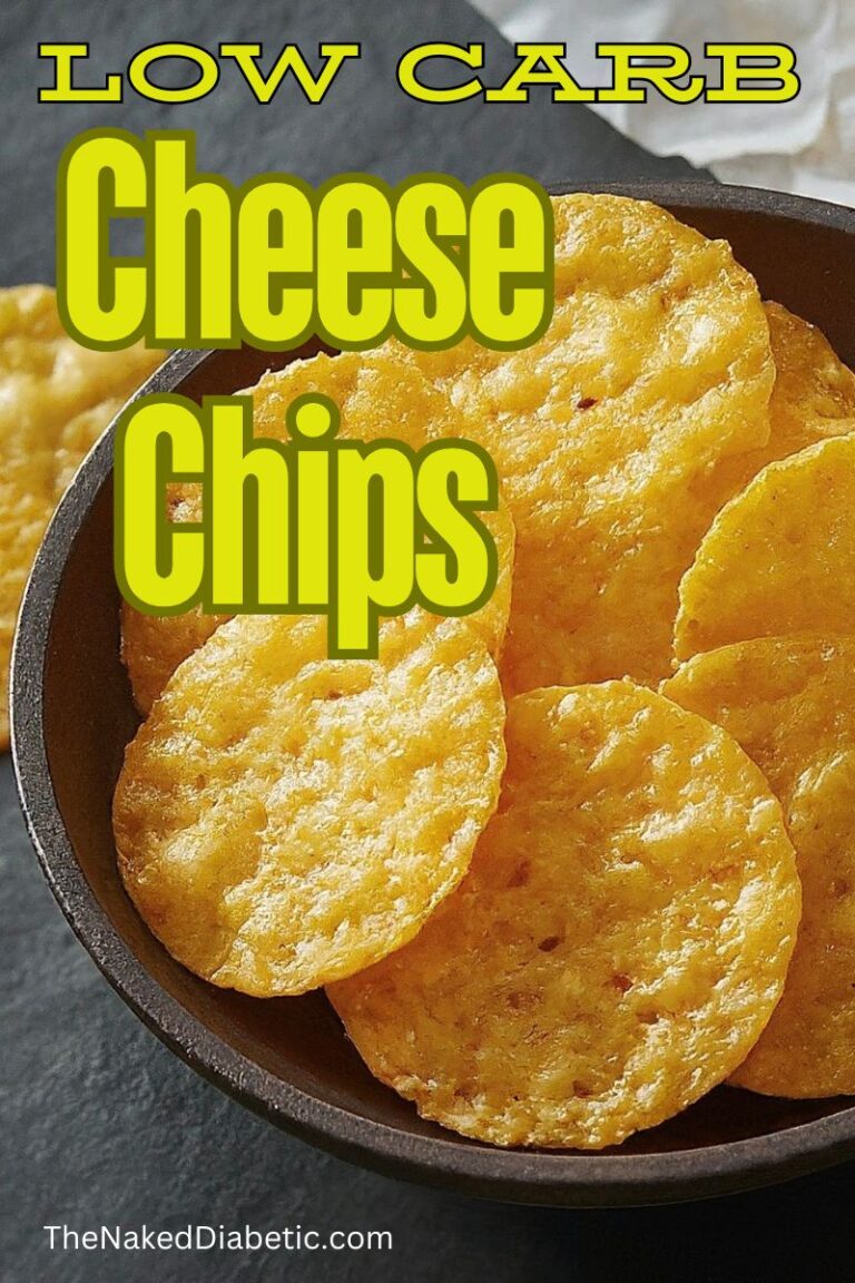 Easy Low Carb Cheese Chips (diabetic friendly) - The Naked Diabetic