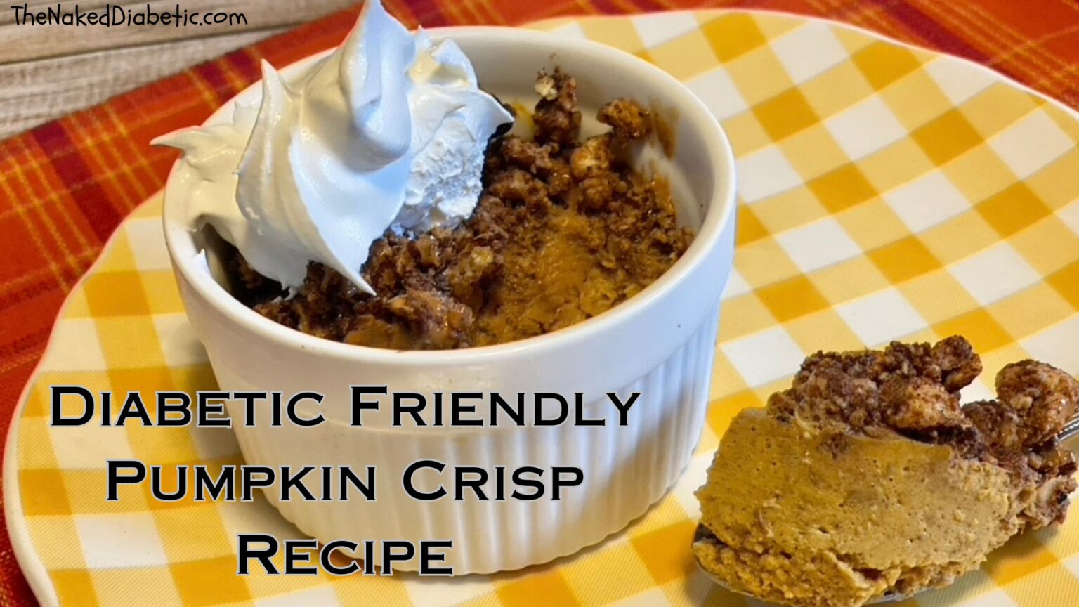 Easy Diabetic Sugar Free Pumpkin Crisp Recipe - The Naked Diabetic