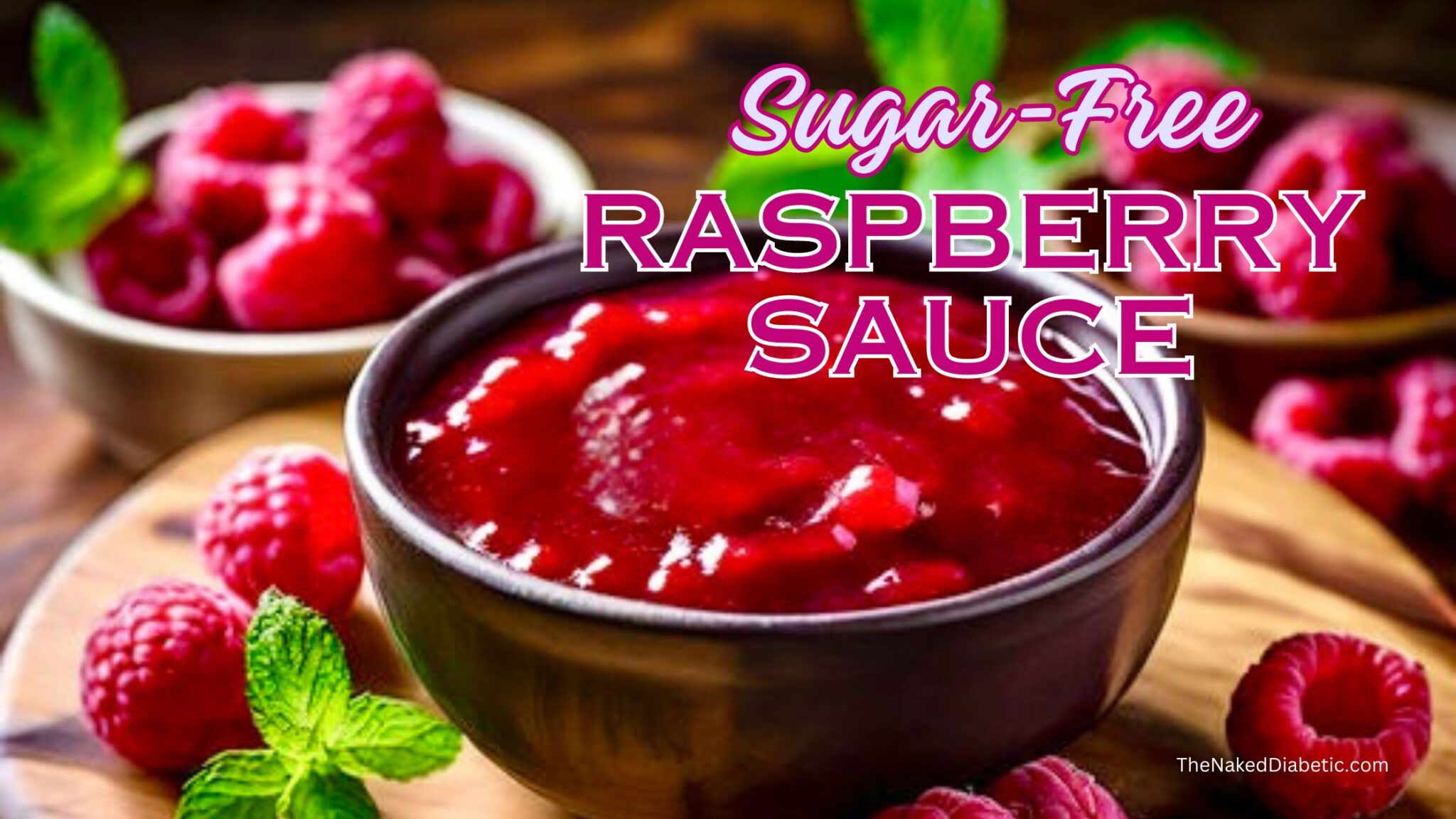 Easy Diabetic Sugar Free Raspberry Sauce Recipe - The Naked Diabetic