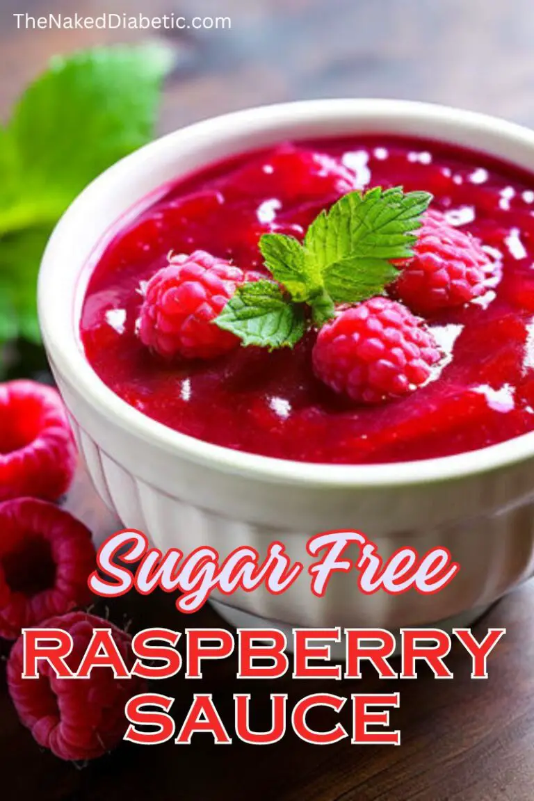 Easy Diabetic Sugar Free Raspberry Sauce Recipe - The Naked Diabetic