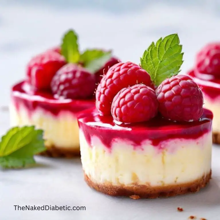 Simple Diabetic Sugar Free Raspberry Cheesecake Minis (no Bake) - The ...