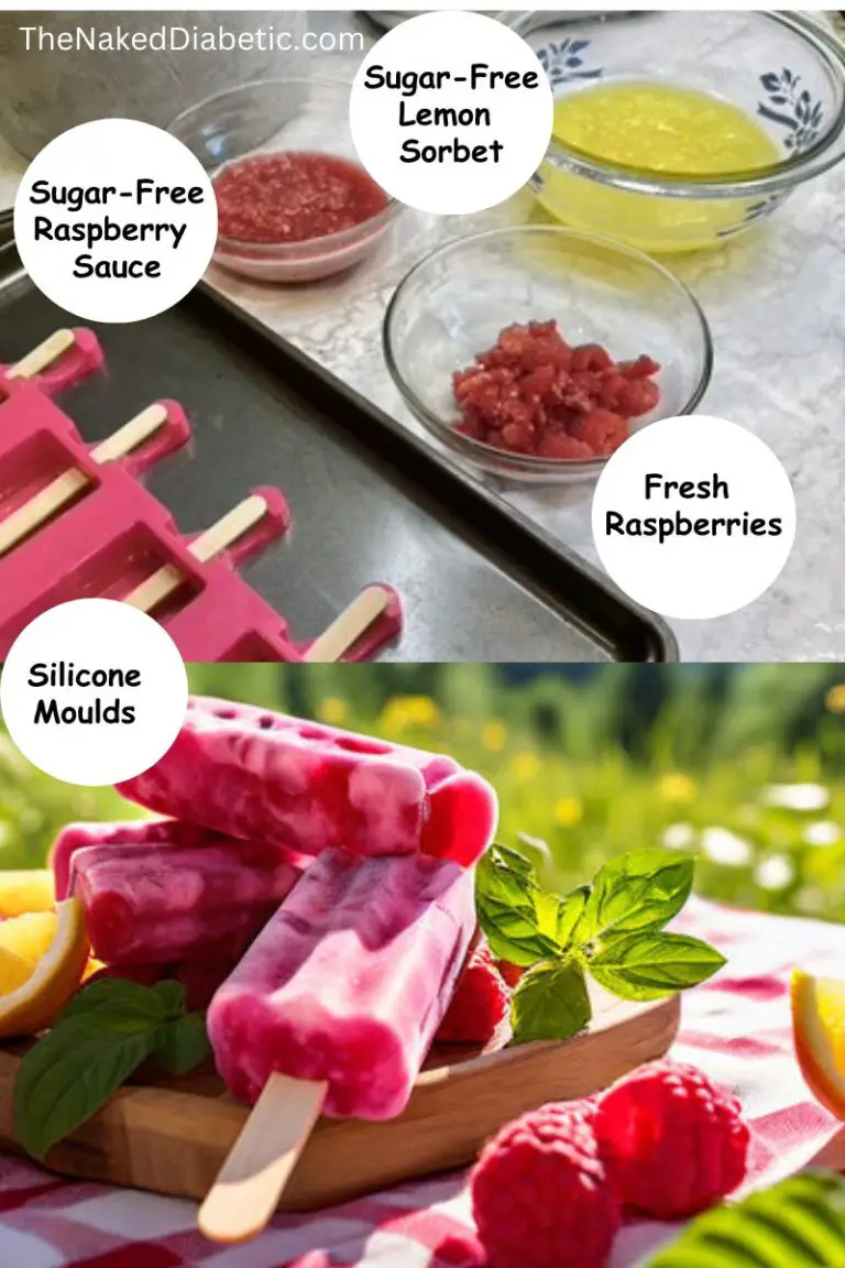 Easy Sugar Free Raspberry Lemon Popsicles. - The Naked Diabetic