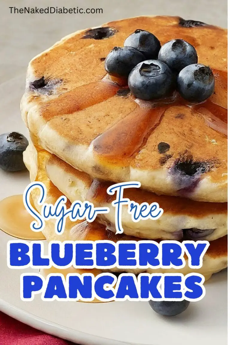 Easy Homemade Sugar Free Blueberry Pancakes. - The Naked Diabetic