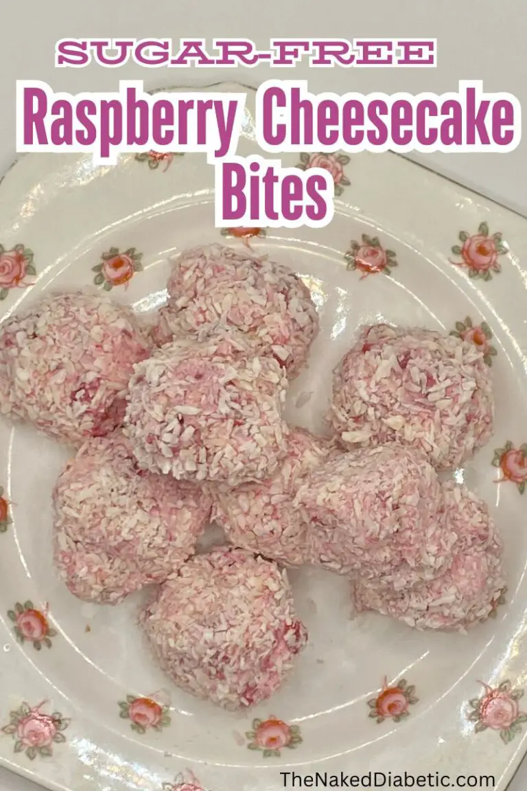 No Bake Sugar Free Raspberry Cheesecake Bites. - The Naked Diabetic