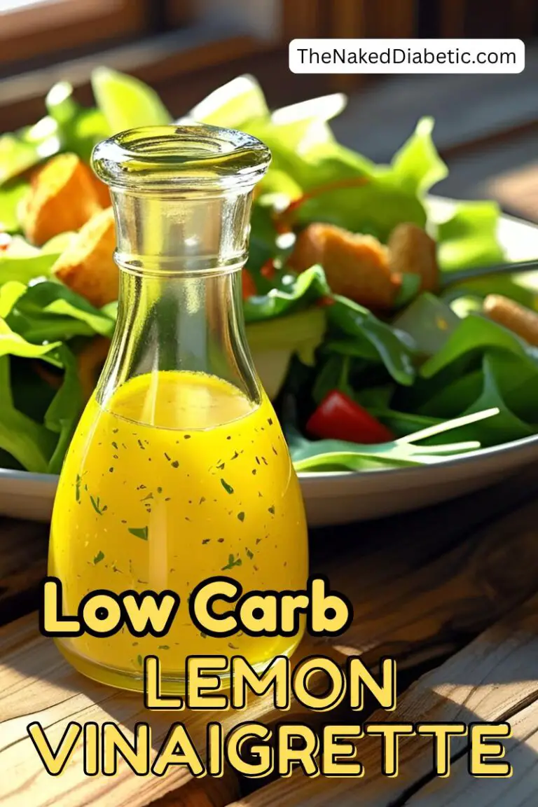 Easy Diabetic Friendly Low Carb Lemon Vinaigrette Recipe - The Naked ...