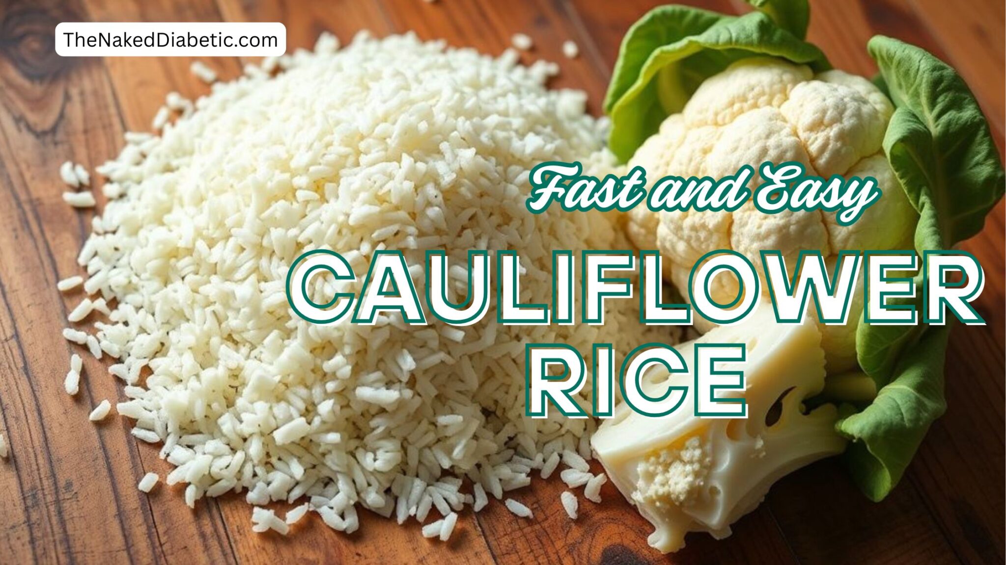 Easy to Make Low Carb Cauliflower Rice - The Naked Diabetic