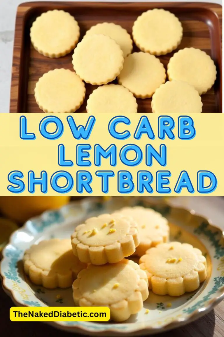 Easy to Make Low Carb Lemon Shortbread Cookies. - The Naked Diabetic