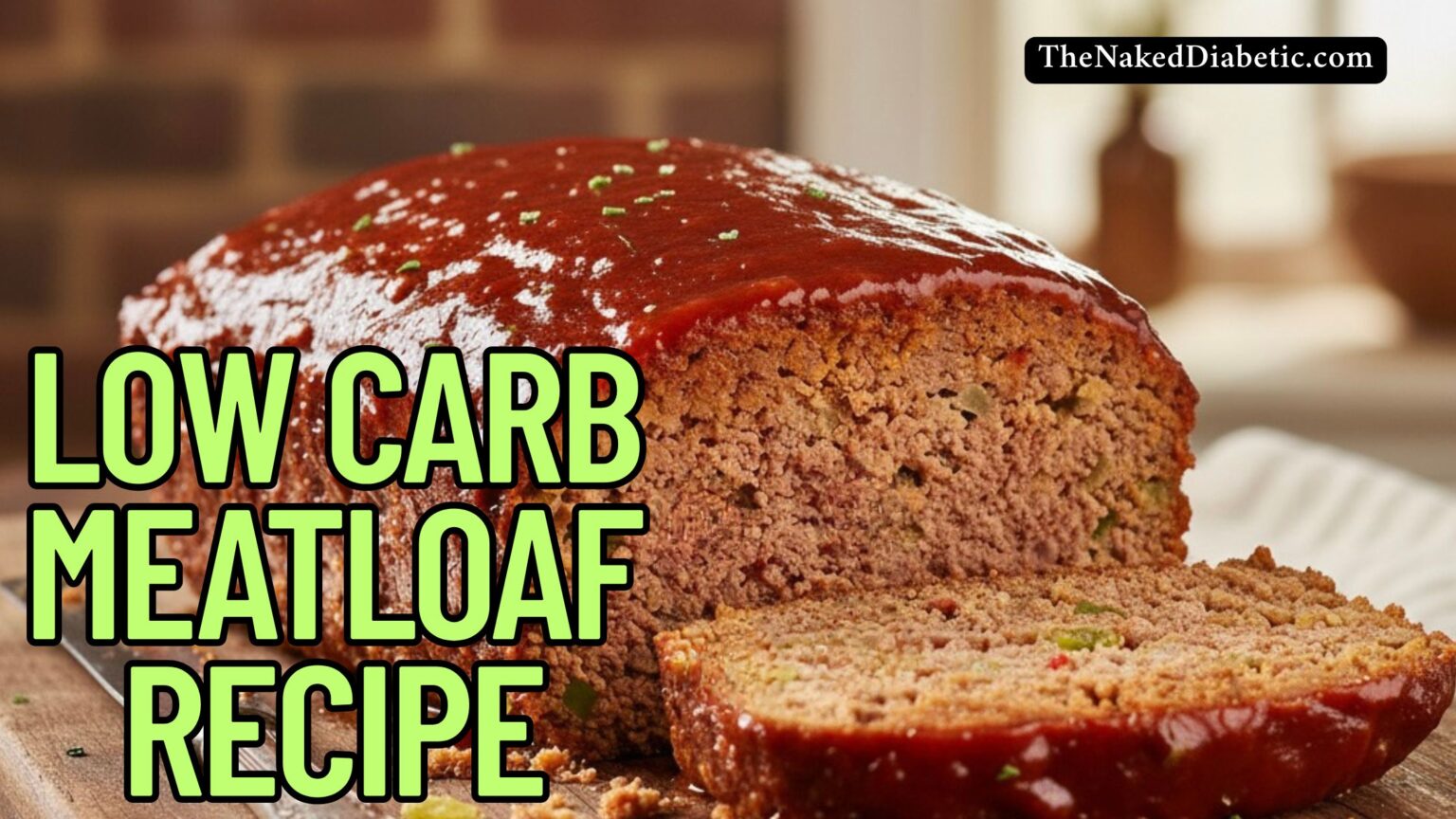 Easy to Make Low Carb Meatloaf Recipe (diabetic-friendly) - The Naked ...
